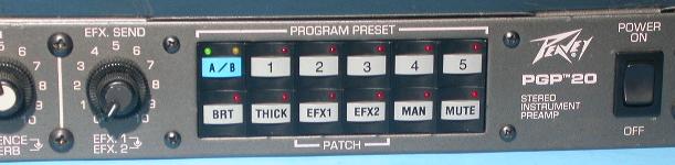 Peavey PGP-20 Programmable Multi-Effects Stereo Pre-amp